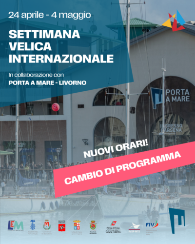Cambio di programma per la Settimana Velica Internazionale - Porta a Mare